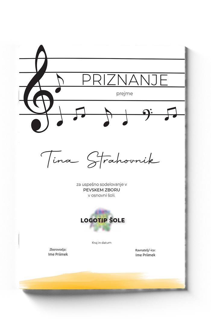 Glasbeni zvezek | Glasbeni kotiček